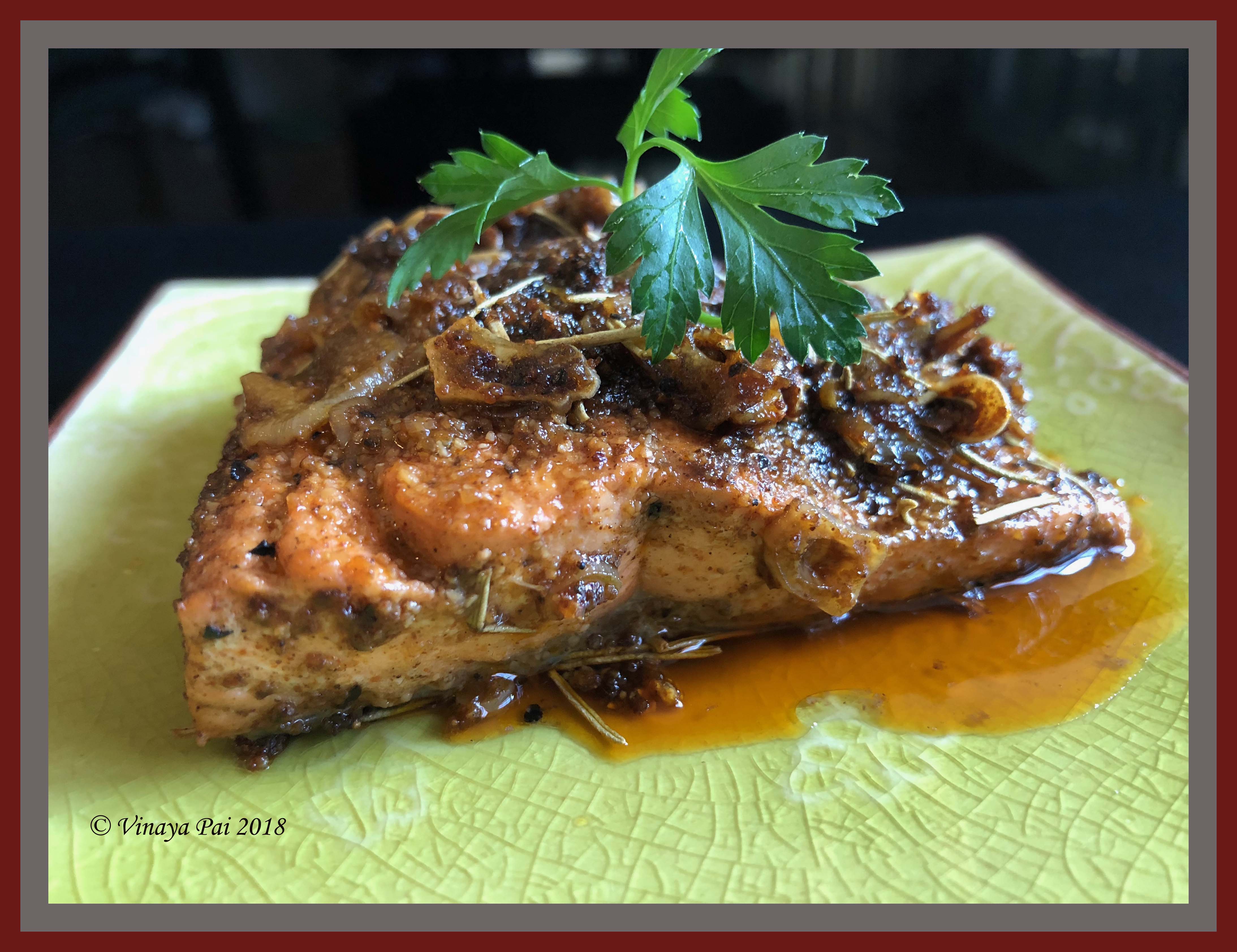 Salmon Pan Fry – Paintandspices.com